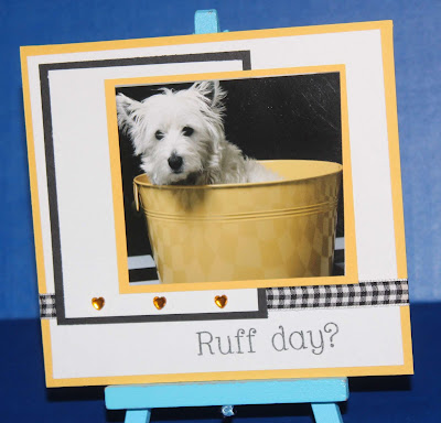Created by Sunshine HoneyBee: Ruff day? Puppy Card