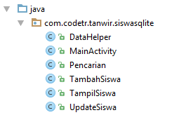 Android Studio - CRUD Menggunakan SQLite