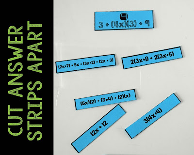 6th Grade Marks the Spot: Scavenger Egg Hunt: Equivalent Expressions