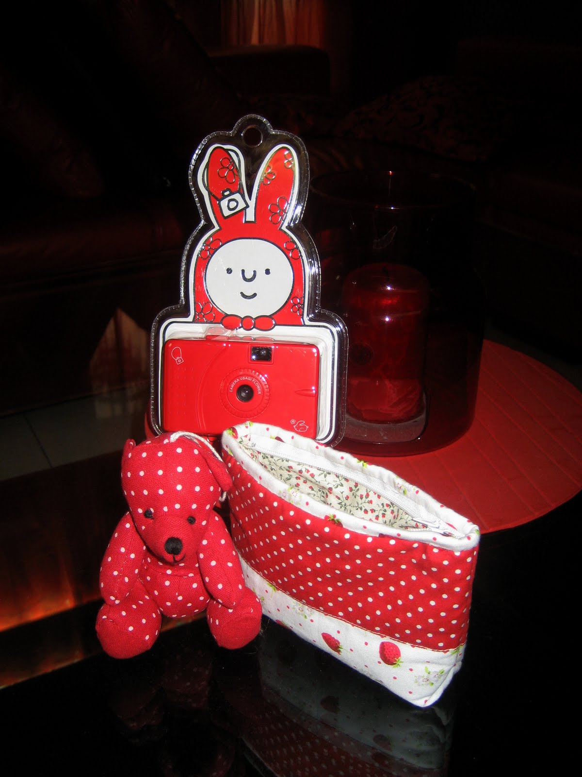 ♥ Sweet Tresa ♥¸¸.•*¨*•: My RED Usagi Flower Camera ♥