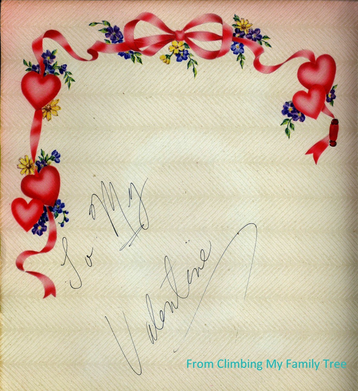 Climbing My Family Tree: Treasure Chest Tuesday: Valentines in the Family