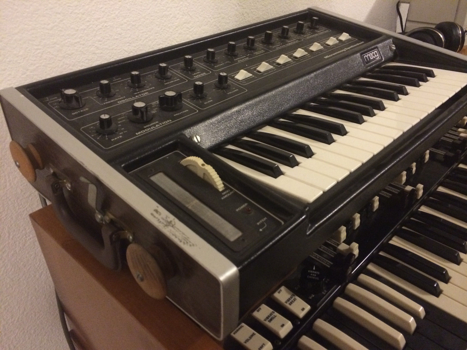 MATRIXSYNTH: Moog MicroMoog Vintage Analog Synthesizer SN 4005