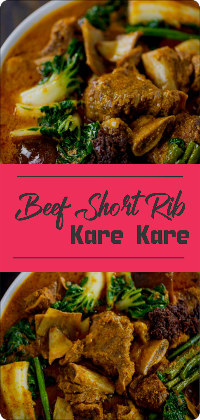 Beef Short Rib Kare Kare | Show You Recipes