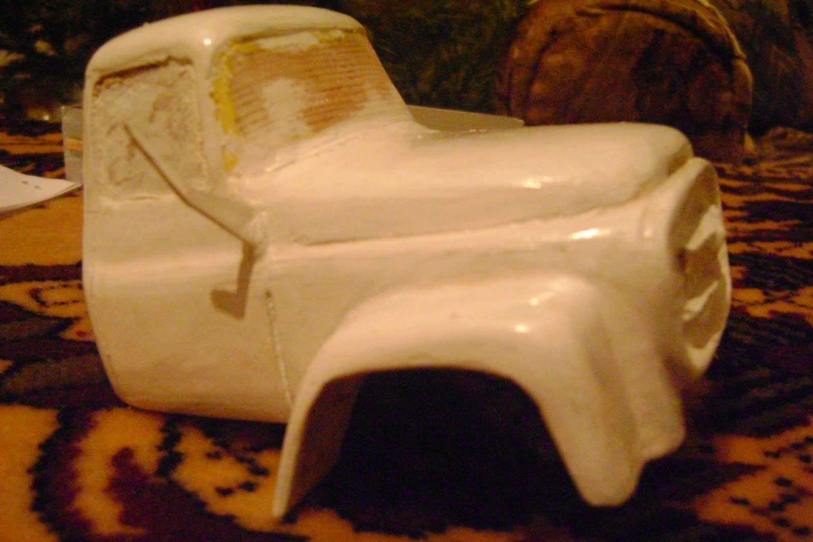 Carpati si Bucegi: Camion SR 113 in lucru(macheta)