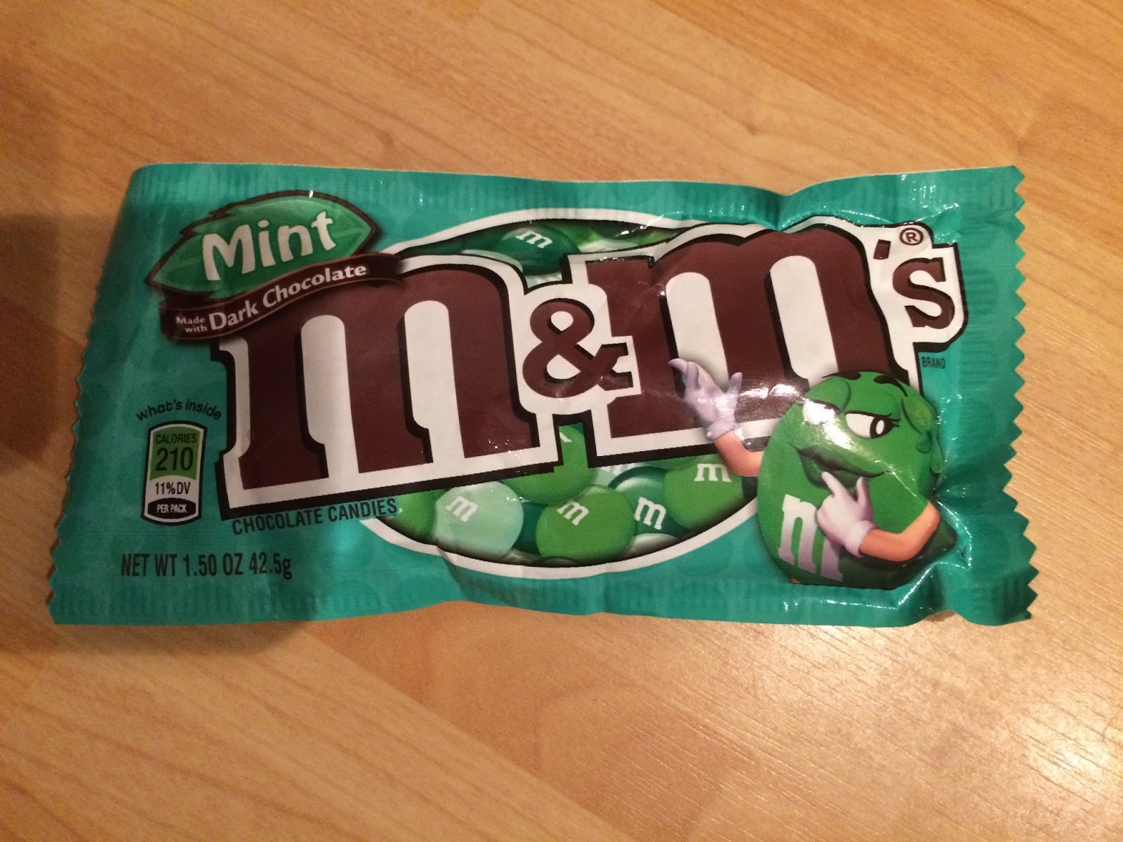A Review A Day: Today's Review: Mint M&Ms