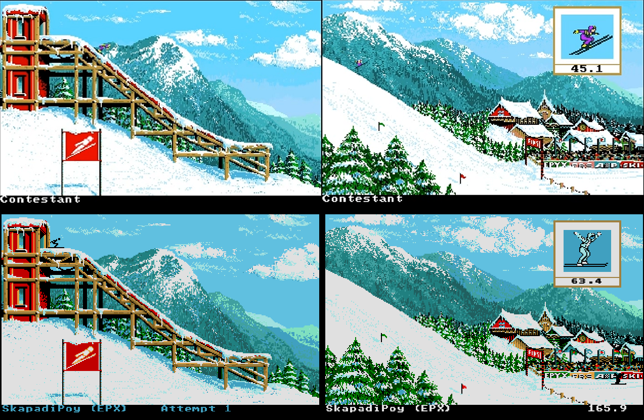 FRGCB - Finnish Retro Game Comparison Blog: Winter Games (Epyx/US Gold ...