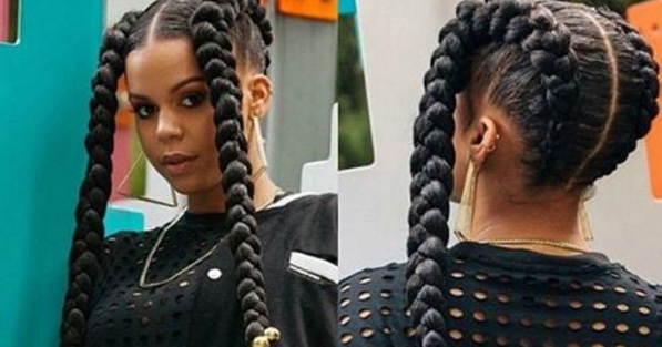 Latest Updates: Checkout this lady's unique braids