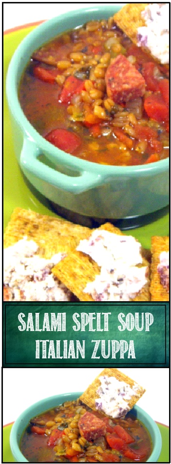 52 Ways to Cook: Salami Spelt Soup (Zuppa di Farro)