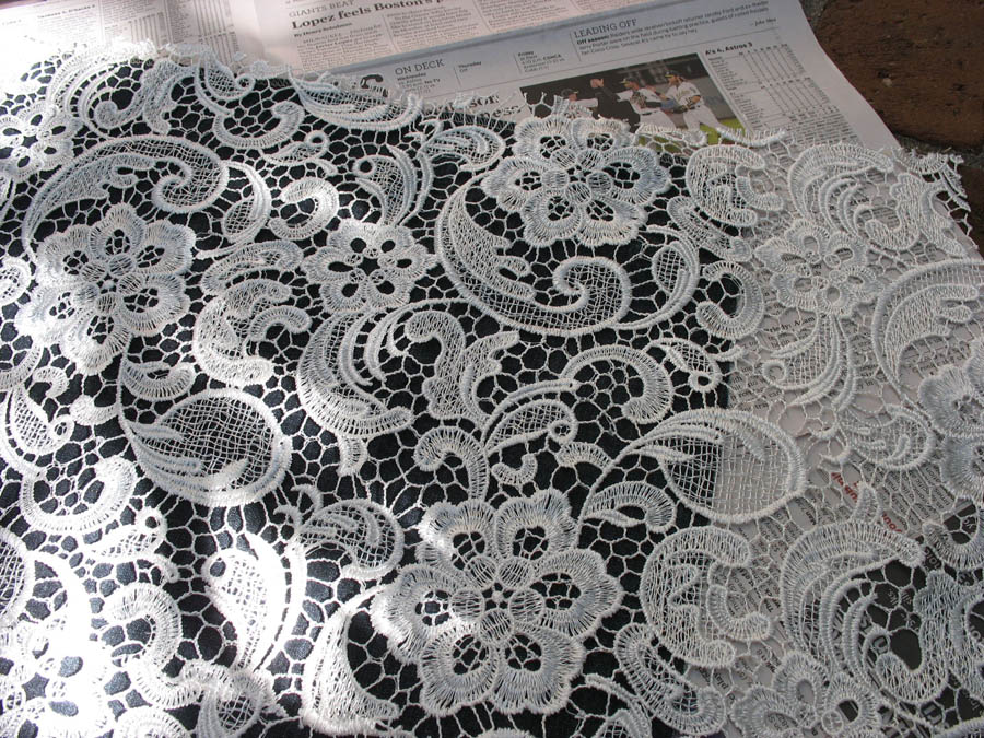 Capers And Crayons Create Your Own Lace Fabric
