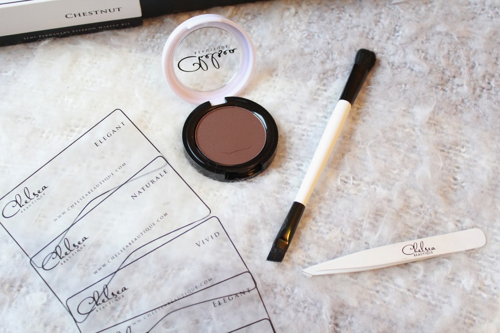Chelsea Beautique Chestnut Eyebrow Kit - Inthefrow