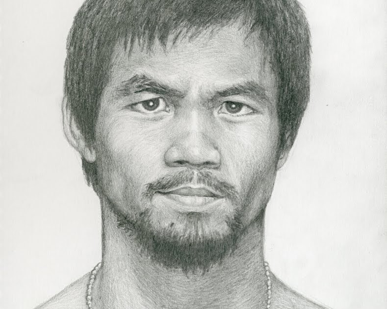 Learn to draw: Manny Pacquiao sketch