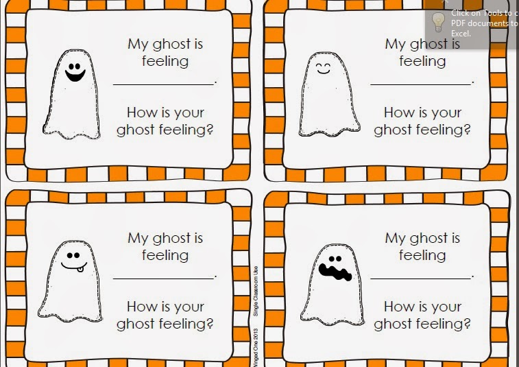 Kindergarten: Holding Hands and Sticking Together: GHOSTS and OOO SO ...