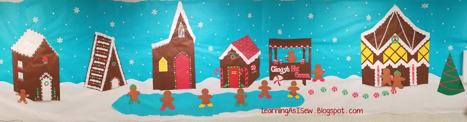Learning As I Sew...bake, cut, and create: Gingerbread-themed Bulletin ...