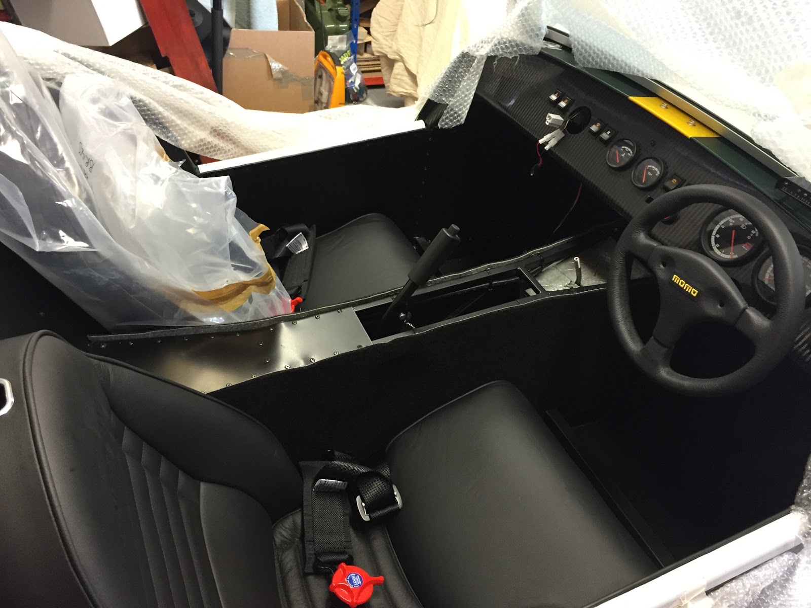 Caterham Seven 360R Build Blog: Interior and Fibre-glass