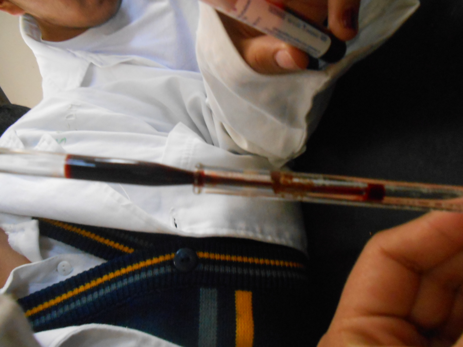 sandra benitez zuñiga (prepara soluciones): hematocrito