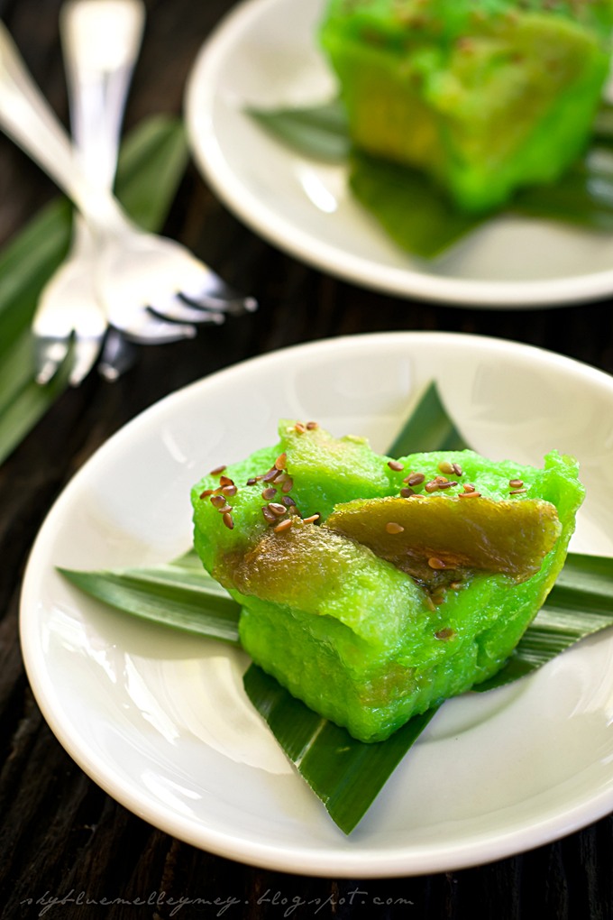 Melley Mey's Kitchen : ~ Resipi Bingka Roti Kukus Pandan...