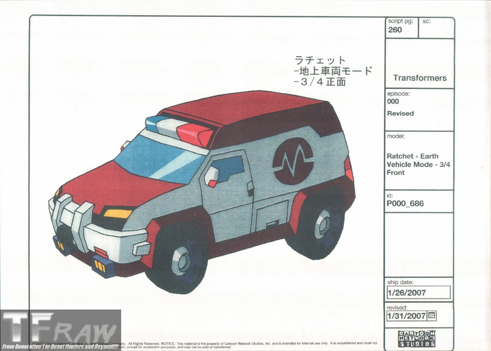 Transformers Animated Model Sheets 2