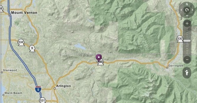 Geology in Motion: Major landslide in the state of Washington, USA ...