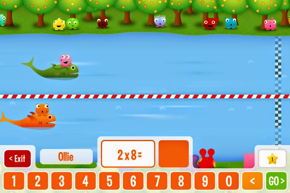 Meet the Squeebles: A New App! Squeebles Maths Race!