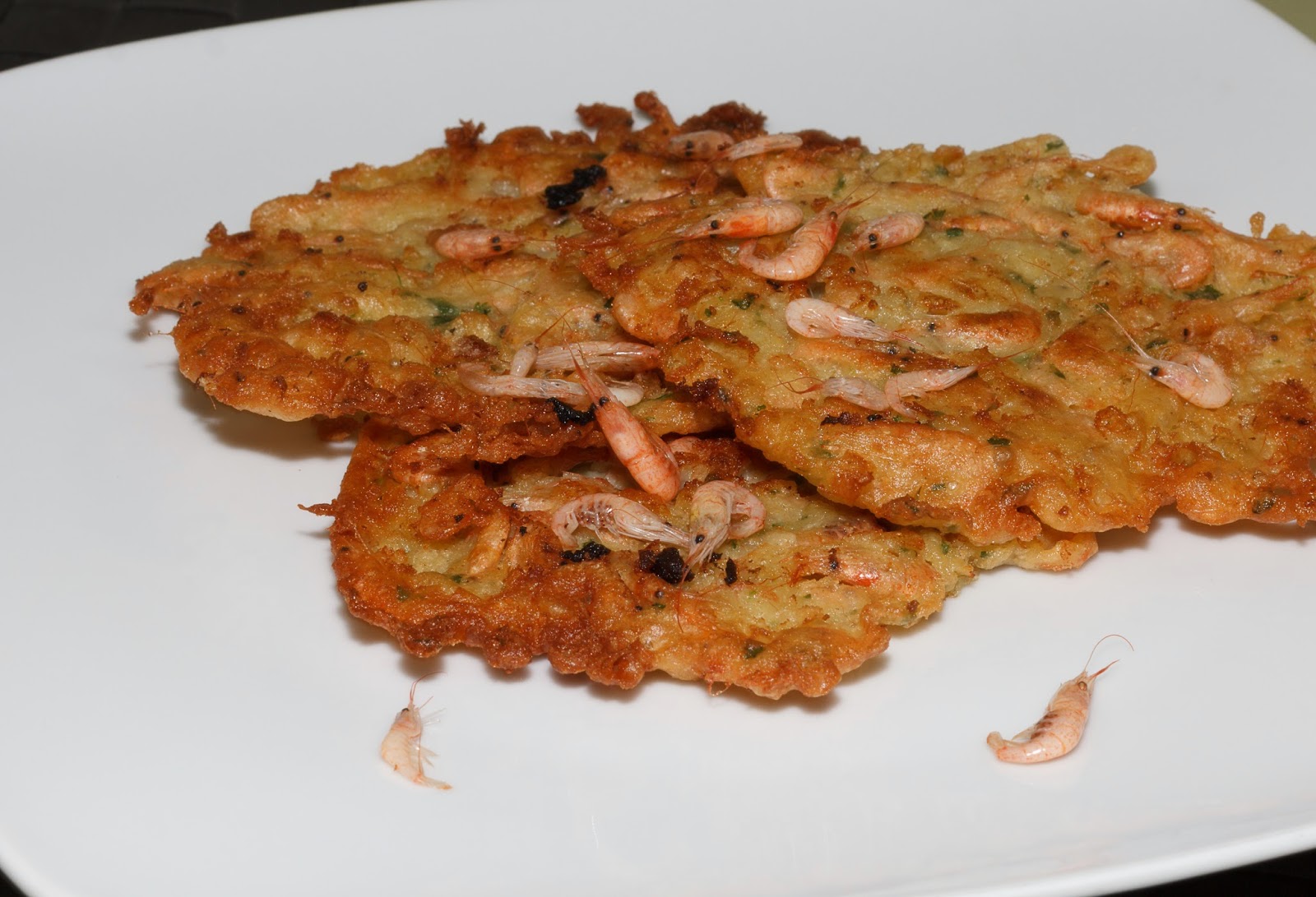 LA COCINA PARA TI: Tortitas de camarón