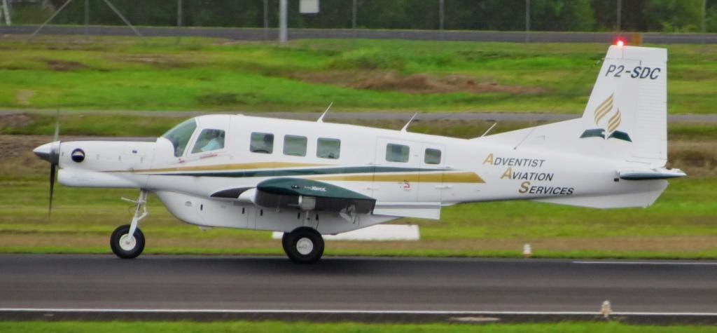 Far North Queensland Skies: Adventist Aviation Services PAC 750XL transits
