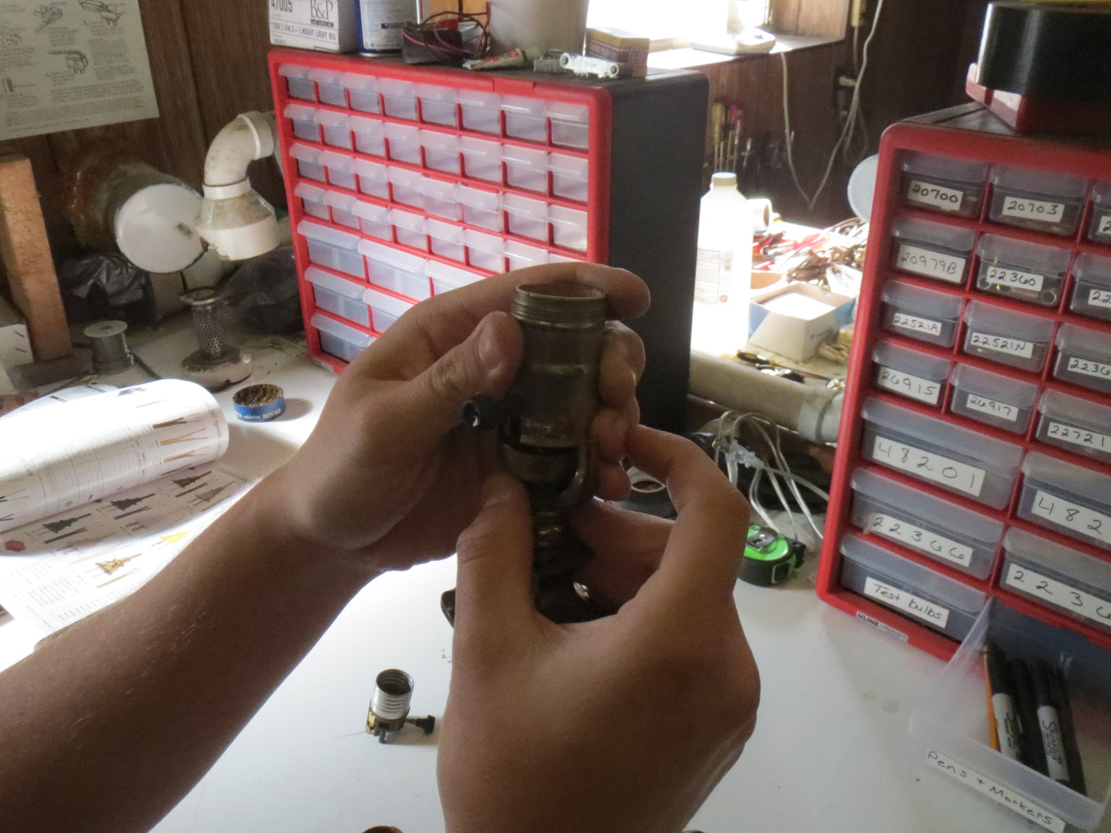 Lamp Parts and Repair | Lamp Doctor: Simple Cord Replacement on Table Lamp