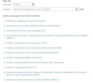 Schoolhouse Talk!: Directory of SLP Assessments