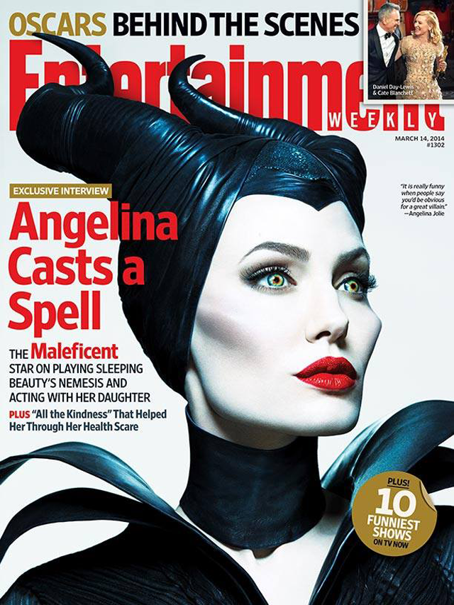 Angelina Jolie as Maleficent covers Entertainment Weekly - Emily Jane ...