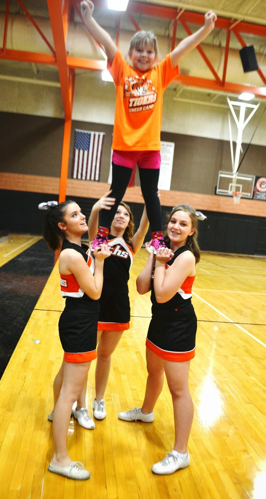 SMITH STORIES: Tiger mini cheer camp 2014