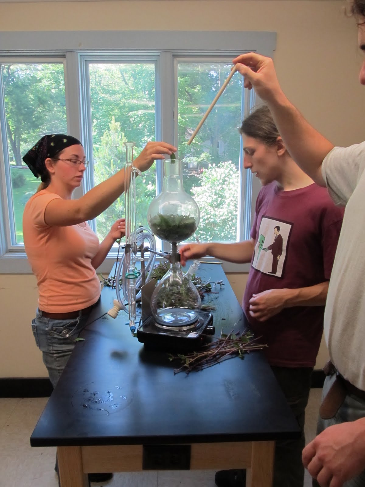 Ol' Timey: Distilling Essential Oils