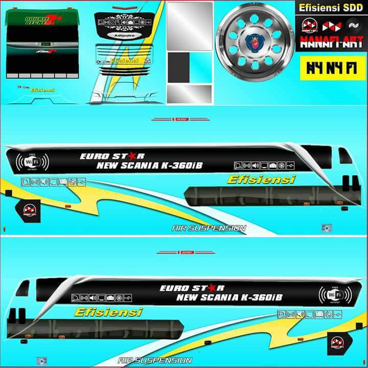 Berbagai Livery Bus Simulator Indonesia Part 6 | Download Livery BUSSID Mod