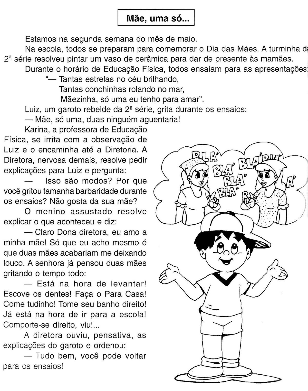 Profª Joana: Textos para imprimir!