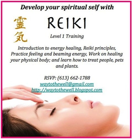A Light Worker's Diary: Interested in Reiki Level 1 training?