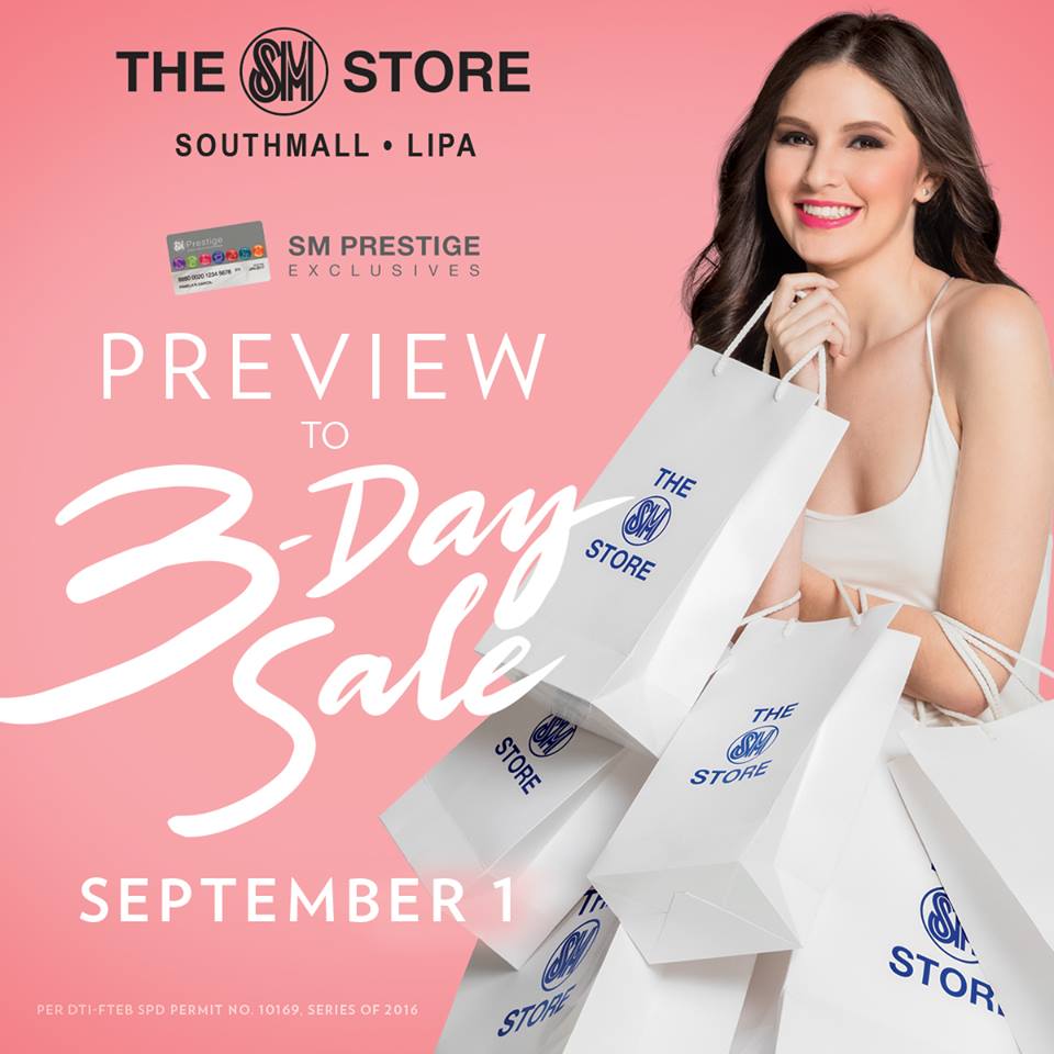 Manila Shopper: SM Stores' 3-Day SALE: Sept 2-4 2016