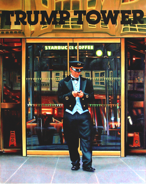 Daily realism paintings by Gerard Boersma: Trump Tower- Painting Of ...