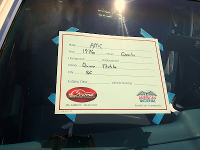 History and Culture by Bicycle: 9th Annual HyVee Car Show: 1976 AMC Gremlin