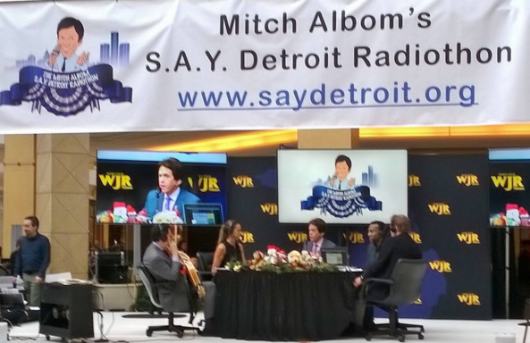 Media Confidential: Detroit Radio: WJR's Mitch Albom Radiothon Raises $1M+