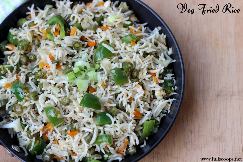 Vegetable Fried Rice ~ Full Scoops - A food blog with easy,simple ...