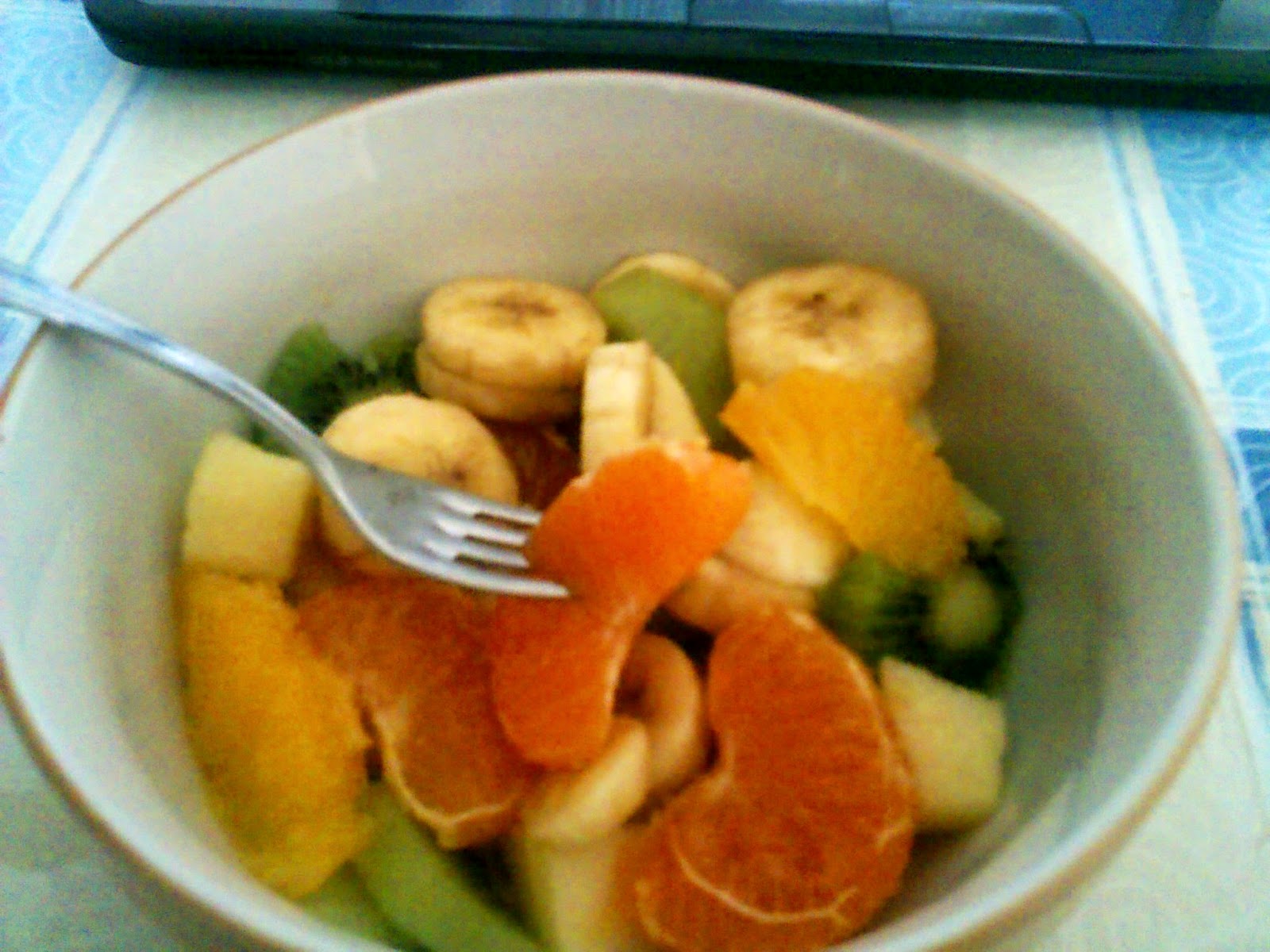 Con la masa en las manos: Macedonia de frutas