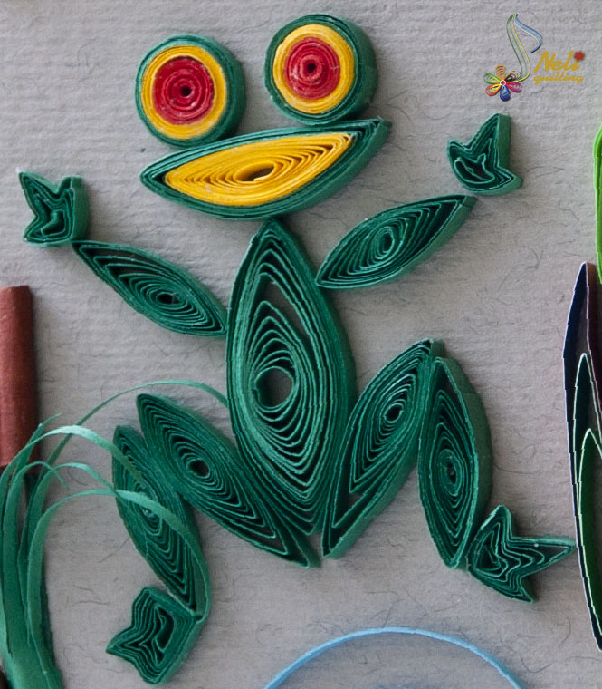 Neli Quilling Art: Children quilling cards