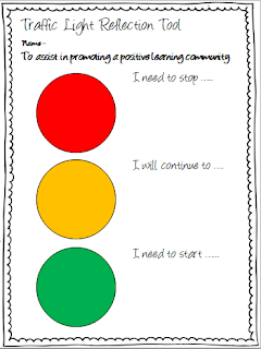 Paula's Place Teaching Resources: Traffic Light Tool