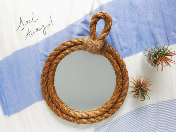 DIY Nautical Mirror | SAS+ROSE