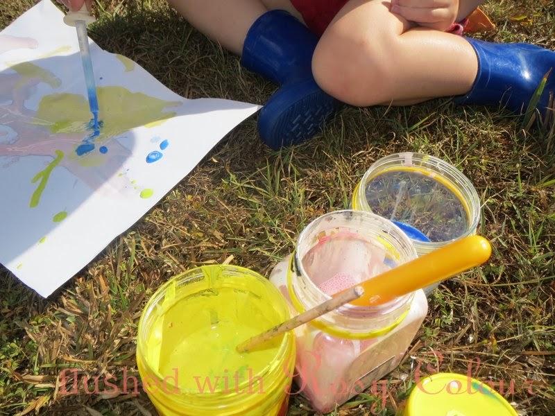 Flushed with Rosy Colour: Straw Painting