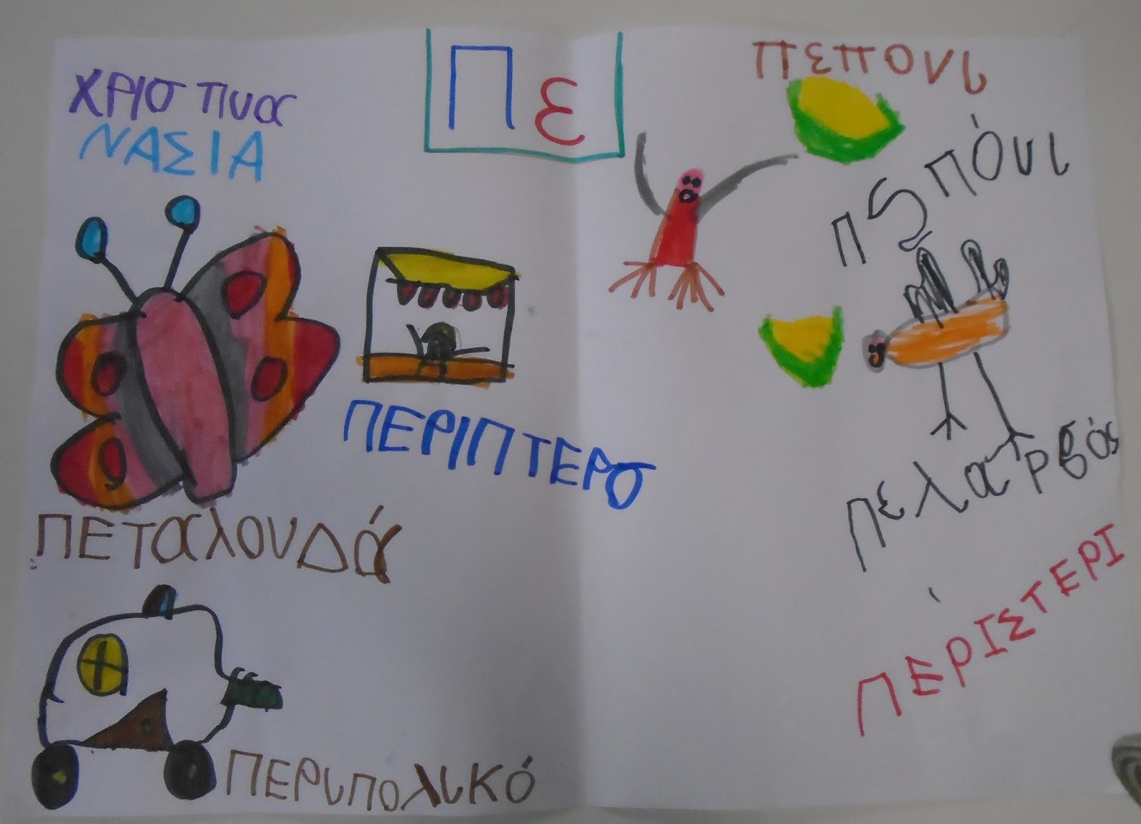5 ΝΗΠΙΑΓΩΓΕΙΟ ΚΑΛΑΜΑΤΑΣ : ΔΡΑΣΤΗΡΙΟΤΗΤΕΣ ΚΑΙ ΚΑΤΑΣΚΕΥΕΣ ΓΙΑ ΤΗΝ ΕΠΕΤΕΙΟ ...