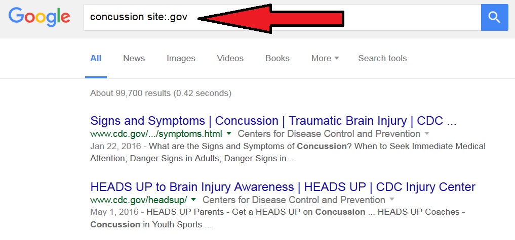 INF Modules: Google's Advanced Search Options: Domain Search