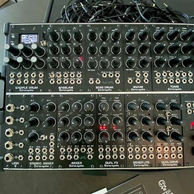 MATRIXSYNTH: Erica Synths Techno System Eurorack Modular Synthesizer