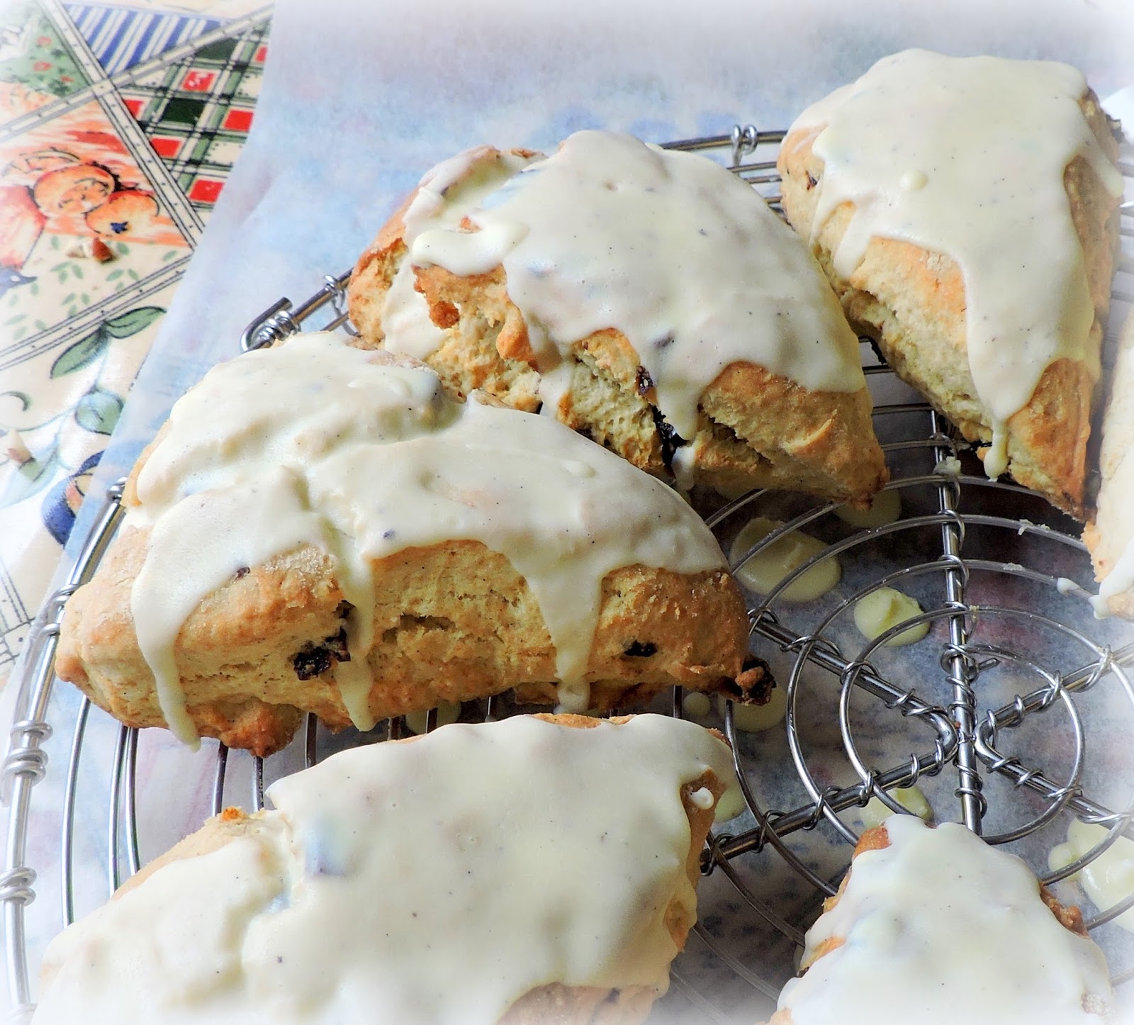 Sour Cherry & Vanilla Scones | The English Kitchen