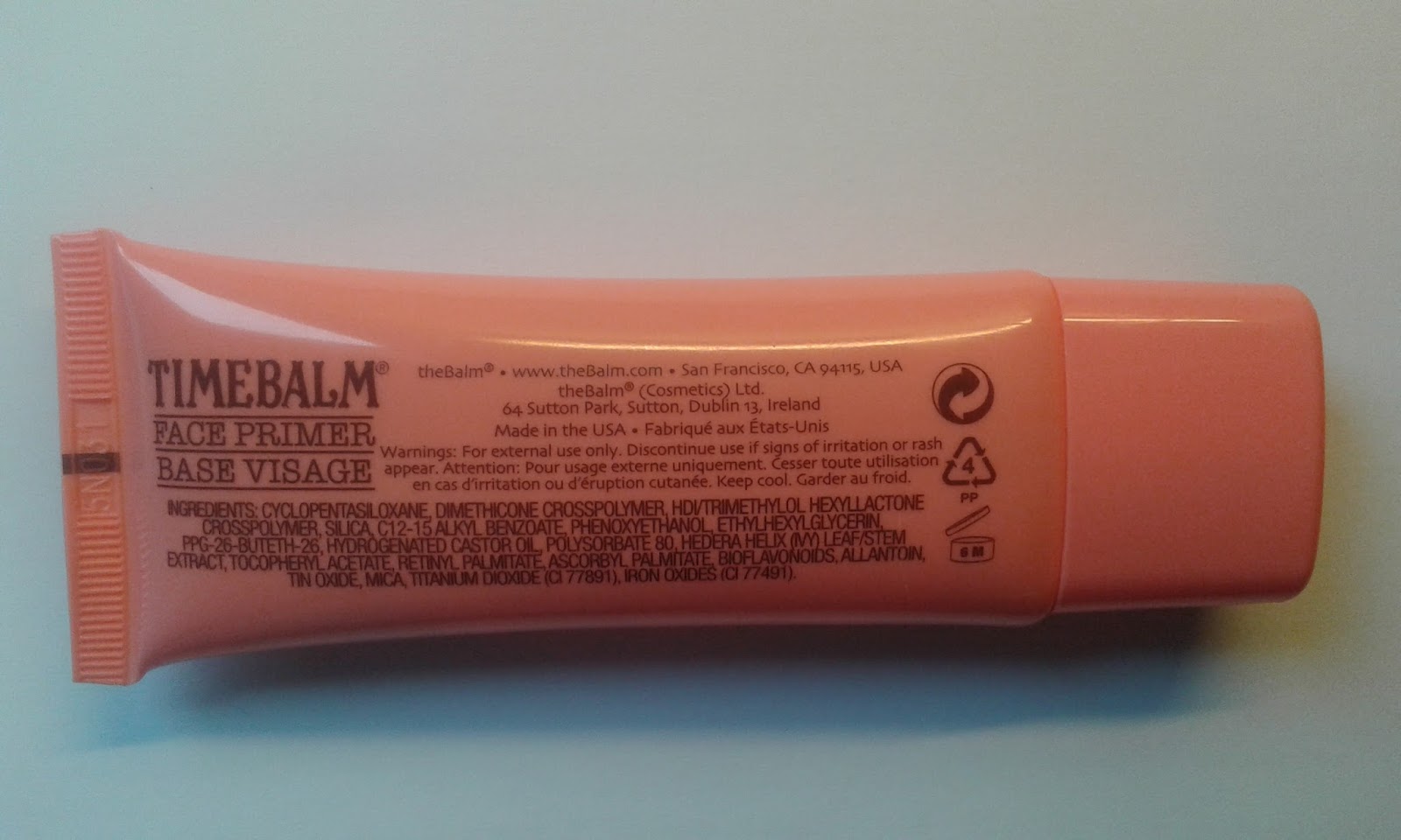 Beauty & fashion: TheBalm TimeBalm primer #14