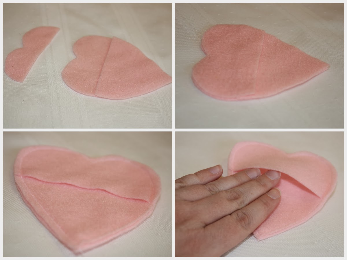 Craft E Magee: Heart-shaped Candy Pocket for Valentine's Day