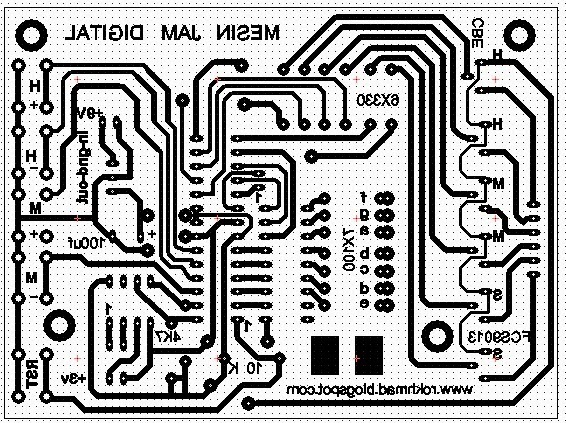 Membuat Jam digital dilengkapi tanggal / kalender dilengkapi source ...